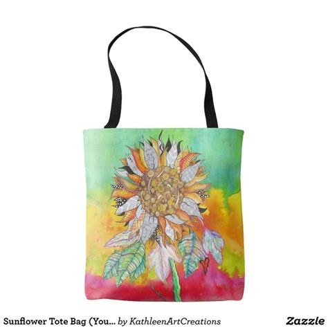 Sunflower Tote Bag You Can Customize Bags Tote Bag Wedding T