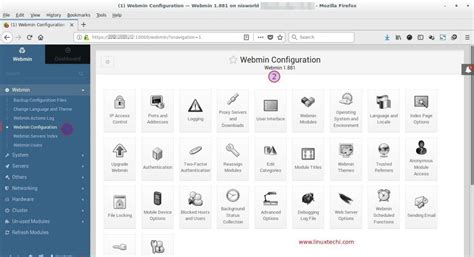 how to install and configure webmin on debian ubuntu