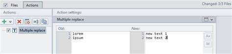 search and replace text in multiple files at once