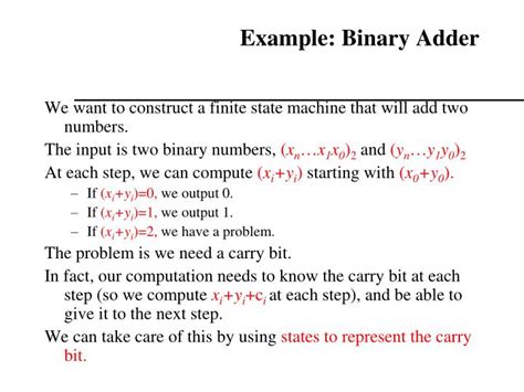 Ppt Example Binary Adder Powerpoint Presentation Free Download Id