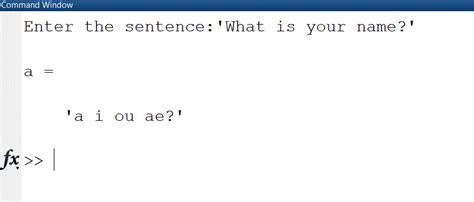 remove all the consonants using matlab matlab programming
