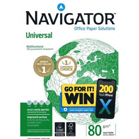 Navigator Rame Papier A4 500 Feuilles Navigator Office Paper Solutions