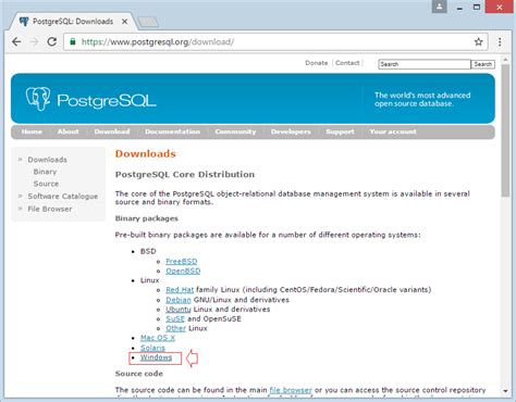 installing and configuring postgresql database