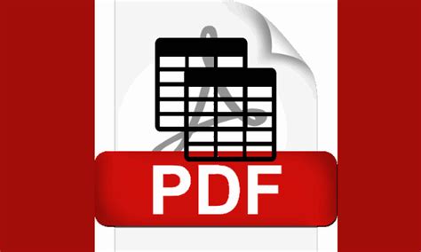 extract table from pdf with these free software