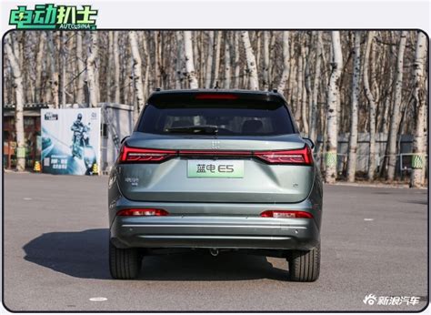 综合续航1150km 风光蓝电e5静态实拍 新浪汽车