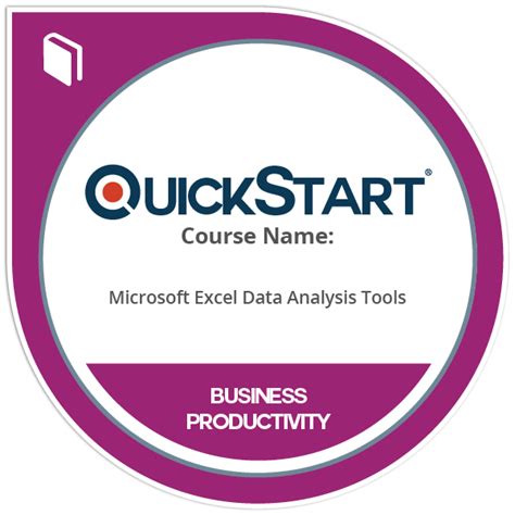 microsoft excel data analysis tools credly