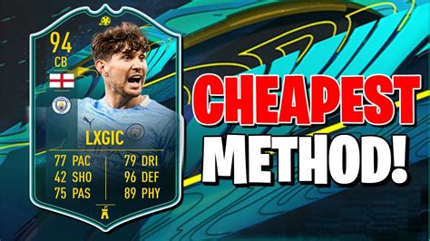John Stones Sbc Cheapest Method And Completed Fifa 21 Ultimate Team