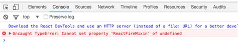 reactjs react uncaught typeerror cannot set property