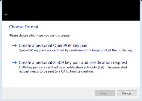 how to create windows public keys encryption to share files in the office