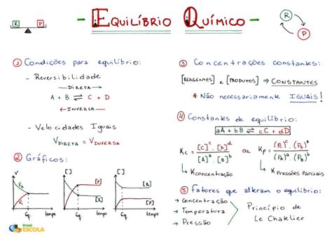 Equilíbrio Químico O Que é Tipos Quando Ocorre Brasil Escola