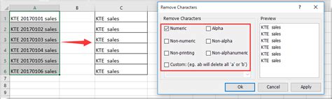 how to remove all brackets from string in a range in excel