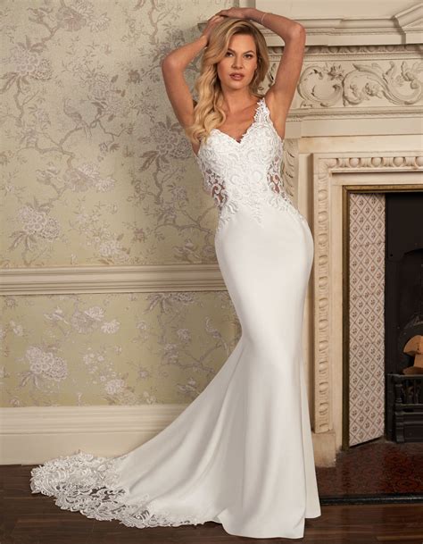 Modern Sheath Wedding Dress Atelier Yuwa Ciao Jp