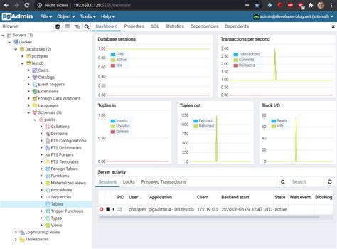 postgresql docker container nutzen developer blog