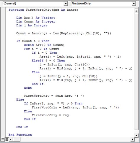 how to get the first word in microsoft excel microsoft excel tips