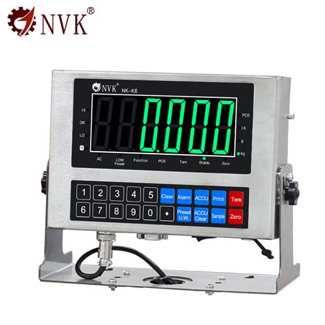 Nvk K6 30 500kg Wireless Platform Scale Stainless Steel Weighing Bench