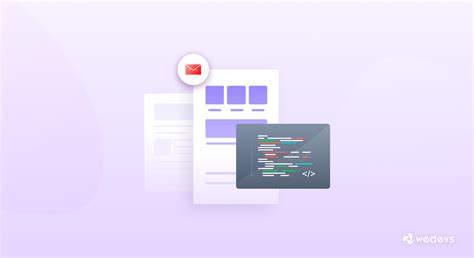 customize html email templates using wp user frontend wedevs