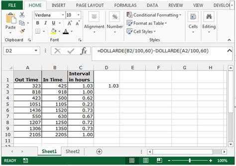 calculating military time intervals in microsoft excel 2010 microsoft