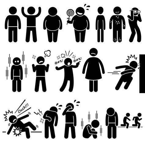 矢量医疗黑色小人图片 小黑人的故事示意矢量图素材 高清图片 摄影照片 寻图免费打包下载