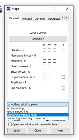 solved moment transition between 2 panels of different thickness
