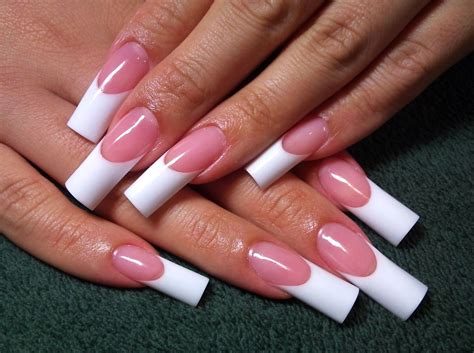 French Nail Designs Long Square Nails French Nail Designs Long