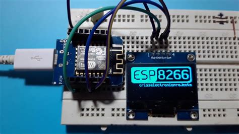 esp8266 with i2c oled 1 3 sh1106 demo 002 youtube