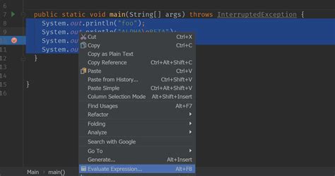 code fragment button missing ides support intellij platform