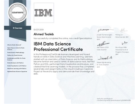 ibm data science professional certificate review take this course