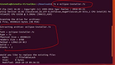 how to install 7zip on ubuntu linux using command line h2s media