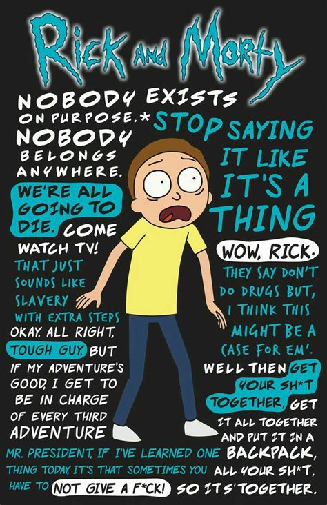 Morty Smith Rick And Morty Quotes Rick And Morty Image Rick And