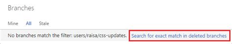 restore a deleted branch in your git repo azure repos microsoft learn