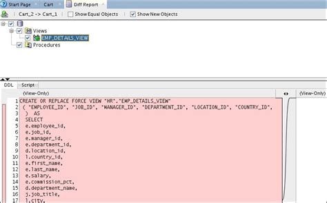 using the cart in sql developer 4 0