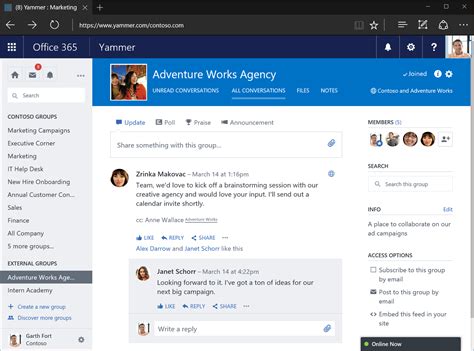 introducing yammer external groups microsoft 365 blog