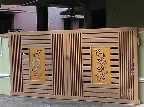 Exclusive Mild Steel Laser Cutting Designed Gate For Residential At Rs