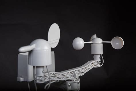 weather station kit with anemometer wind vane rain bucket weather