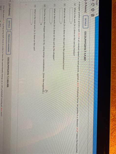 Solved Ssign к со в [ 5 Points] Details Oscolphys2016