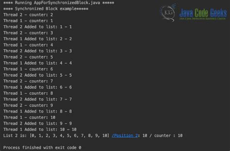 java synchronized keyword example examples java code geeks 2023