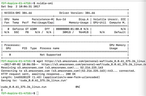 ubuntu 16 04 安装 tensorflow gpu 包括 cuda cudnn conda