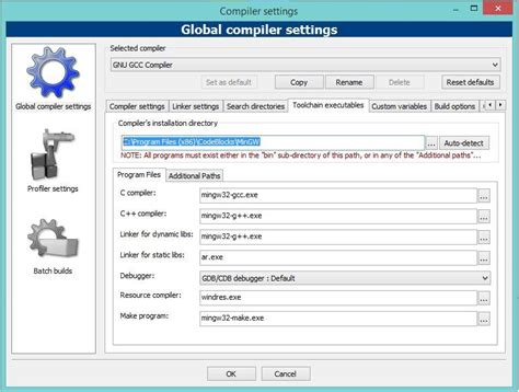 codeblocks environment error programming