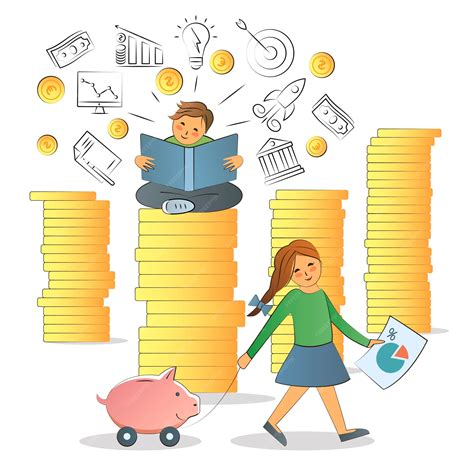 Premium Vector Financial Literacy Concept