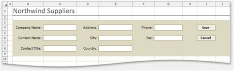 how to bind a spreadsheet to an ms sql server database part 2