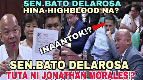 Breaking News Sen Bato Delarosa Nag Mukhang Tanga Sa Pdea Kaya Gigil