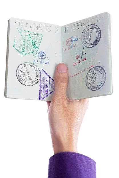Premium Photo Hand Holding Passport
