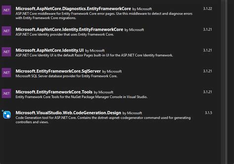 there was an error running the selected code generator