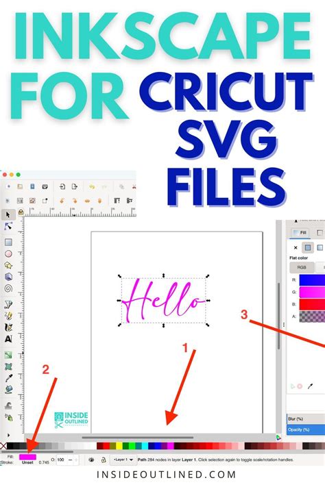 Ultimate Guide Inkscape For Cricut Svg Files Insideoutlined In 2024