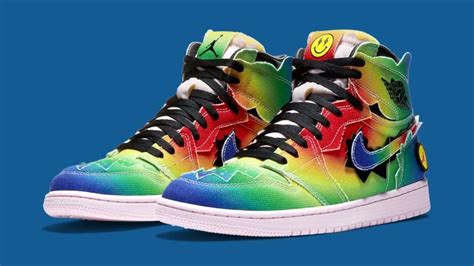 Air Jordan 1 X J Balvin Colores Y Vibras Made For The W