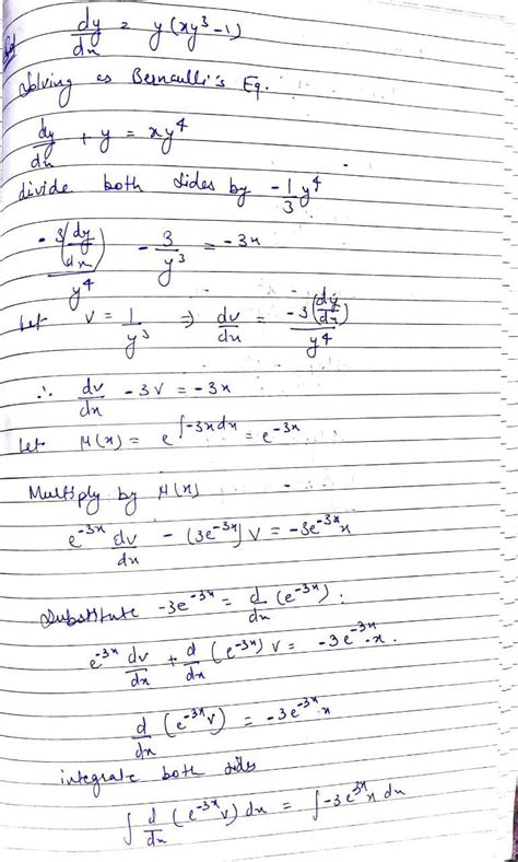 [solved] Solve The Following Differential Equations Select The