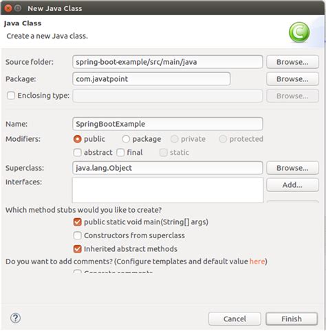 spring maven project javatpoint