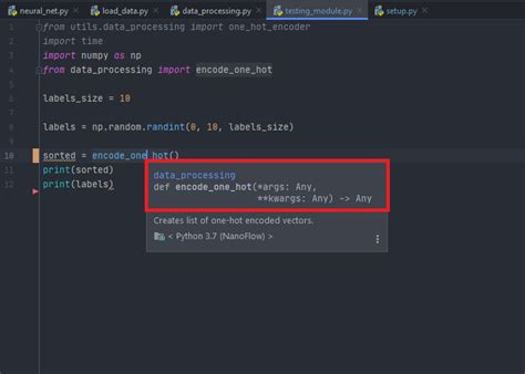 how to give a name to an function arguments written as