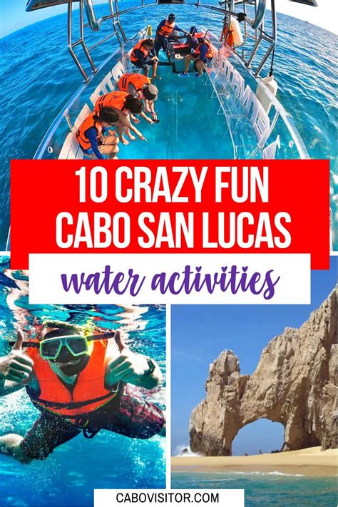 10 Crazy Fun Cabo San Lucas Water Activities Caribbean Travel Mexico