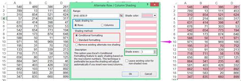 how to alternate row color based on group in excel